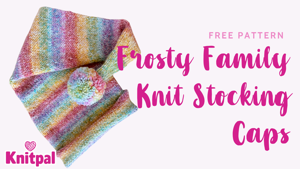 Frosty Family Knit Stocking Caps - Free Pattern